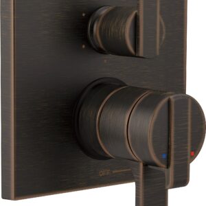 Delta Faucet Ara 17 Series 6-Setting Integrated Diverter Valve Trim Kit, Oil Rubbed Bronze Diverter Valve Trim Kit, Shower Trim Kit, T27967-RB Venetian Bronze (Valve Not Included)