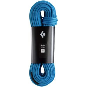 black diamond equipment 9.9 climbing rope - dual blue - 60m