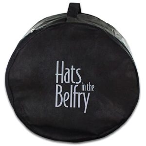 belfry hat box - travel hat box (one-size, black)