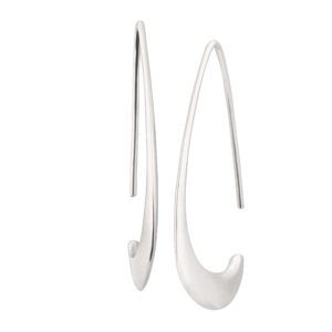 silpada .925 sterling silver drop earrings for women, jewelry gift idea, silhouette'