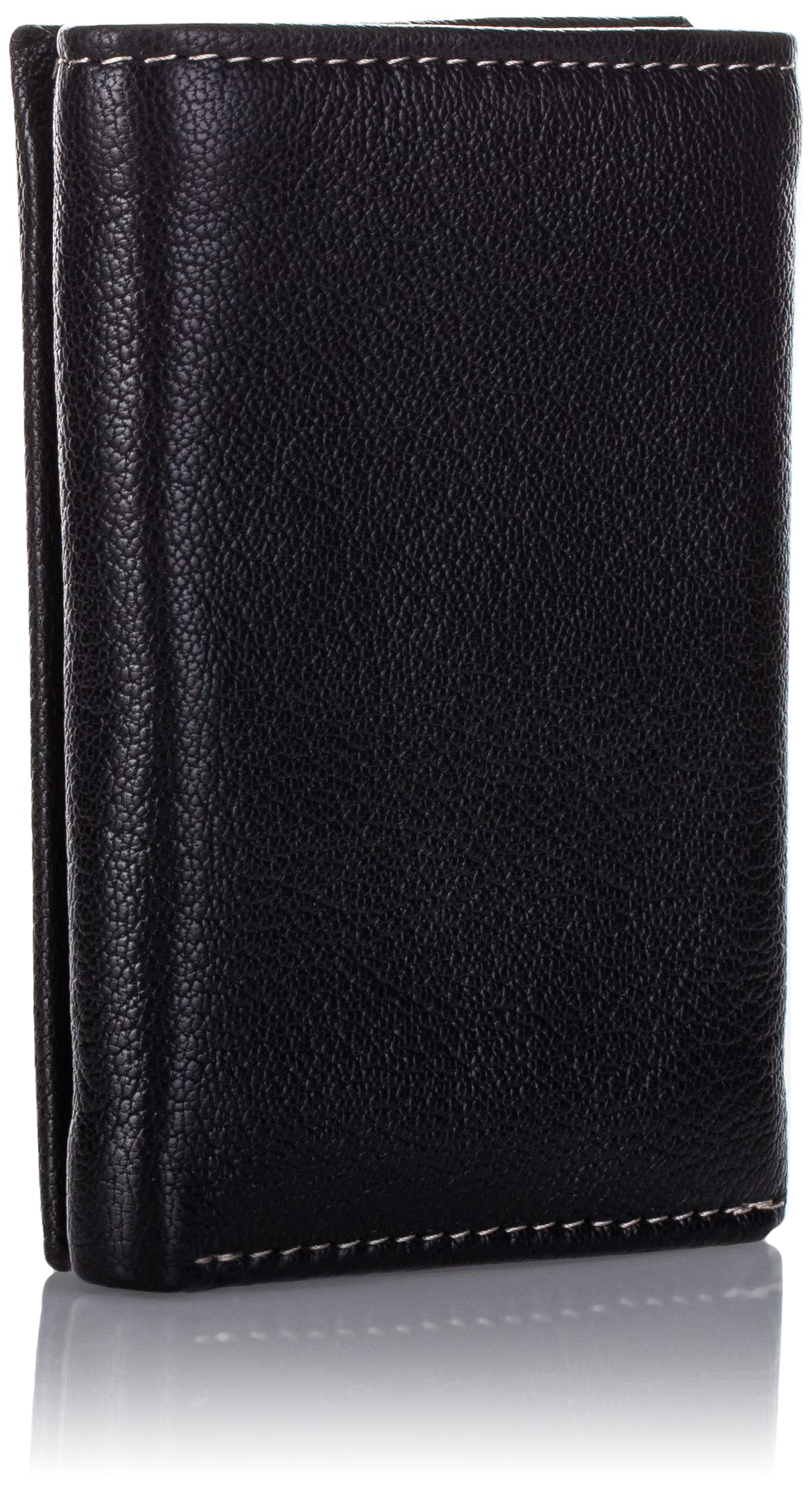 Timberland mens Genuine Leather Rfid Blocking Trifold Wallet, Black, One Size