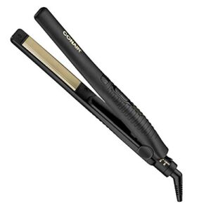 conair instant heat ceramic flat iron, 1 inch, black