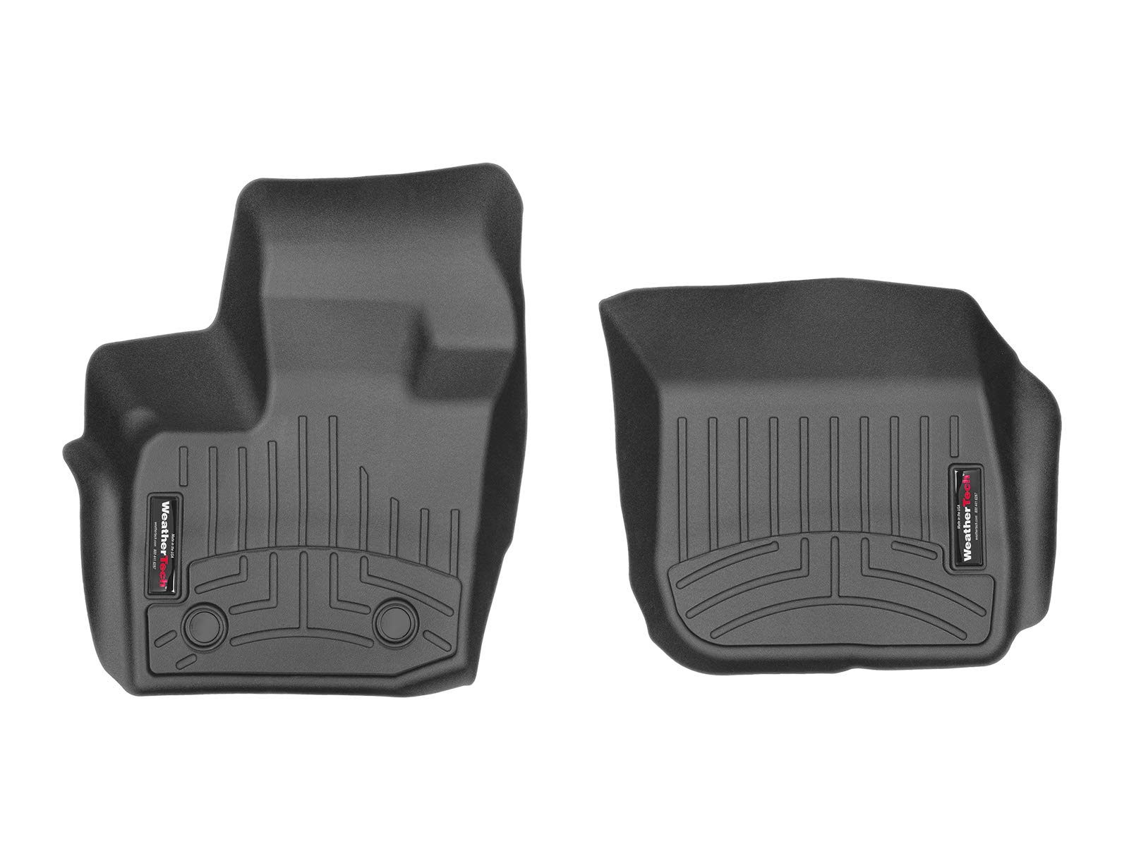 WeatherTech Custom Fit FloorLiners for Fusion, MKZ - 1st Row (449611), Black