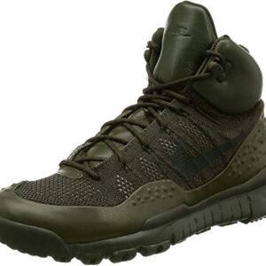 Nike Lupinek Flyknit Mens Hi Top Trainers 862505 Sneakers Shoes (UK 8.5 US 9.5 EU 43, Cargo Khaki Sequoia 300)