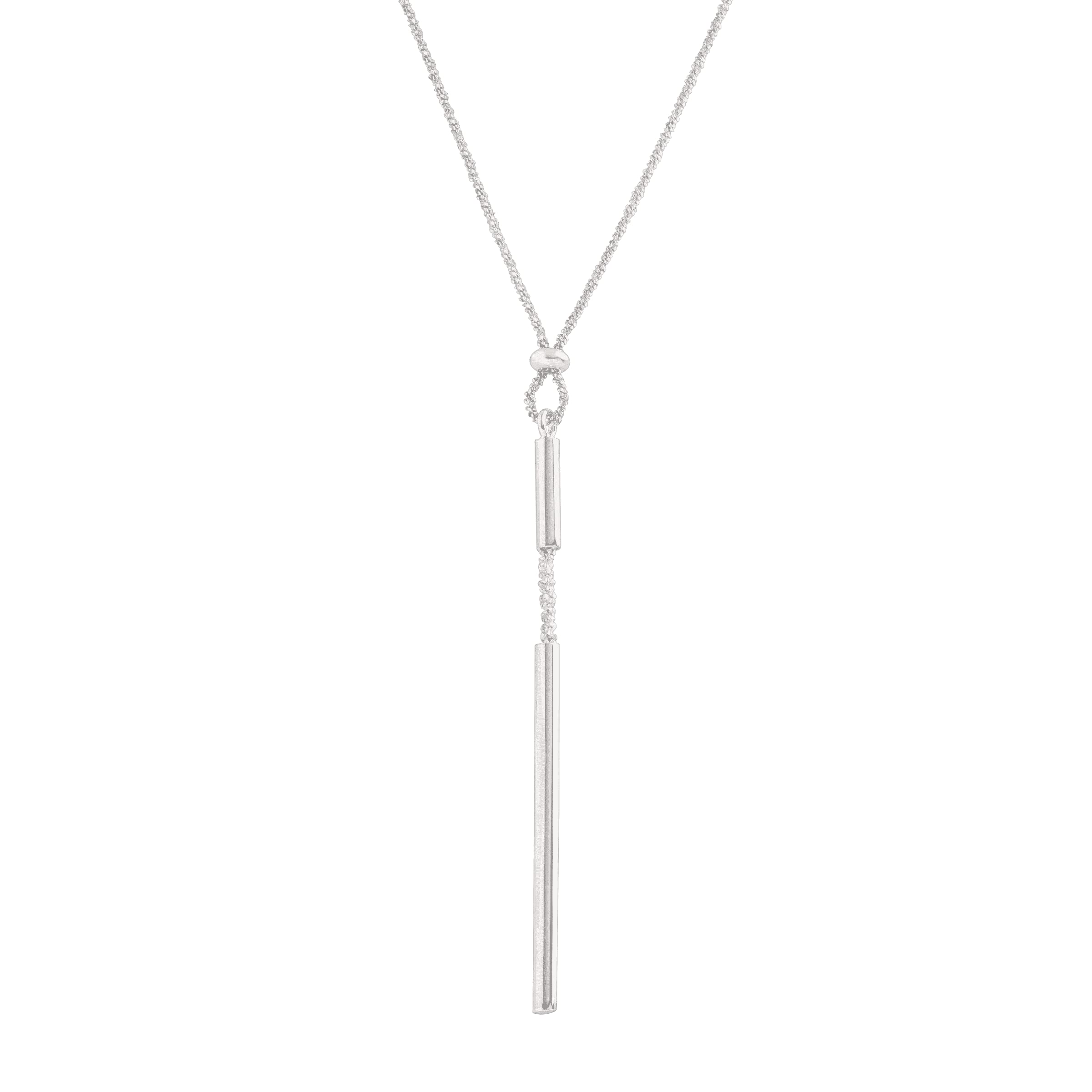 Silpada 'Water's Edge' Lariat Necklace in Sterling Silver, 16" + 2"