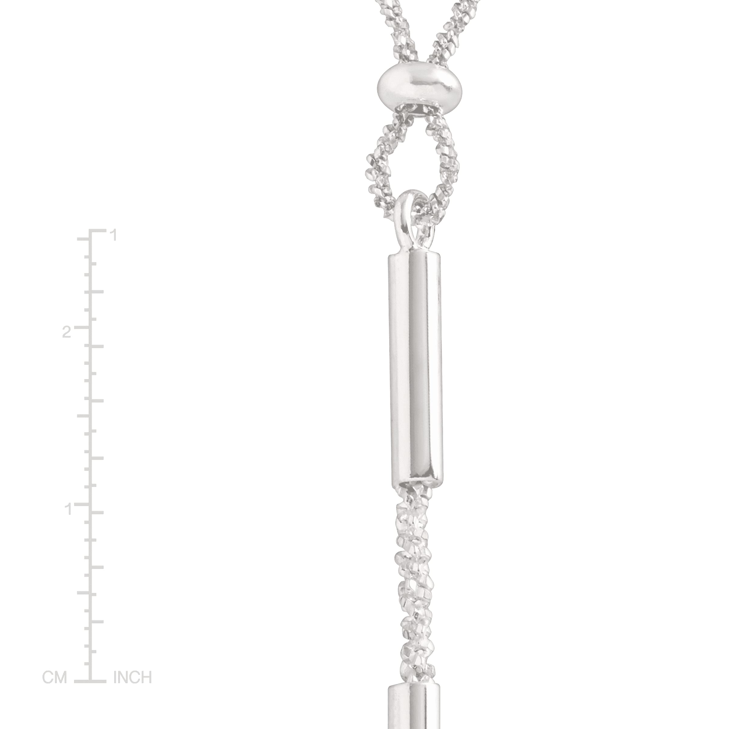 Silpada 'Water's Edge' Lariat Necklace in Sterling Silver, 16" + 2"