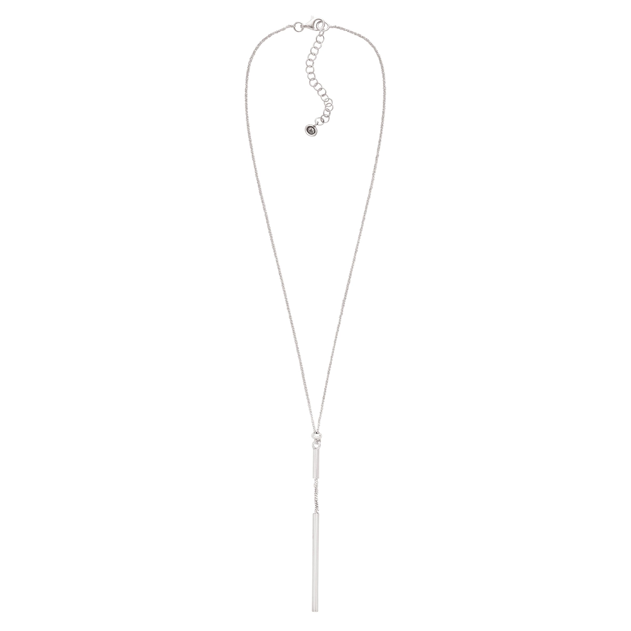 Silpada 'Water's Edge' Lariat Necklace in Sterling Silver, 16" + 2"