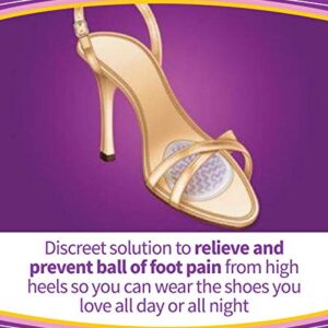 Dr. Scholl's Love Your Heels & Wedges Ball of Foot Cushions for Women, 1 Pair, Metatarsal Pads Women - All-Day Comfort for High Heels - Relieve & Prevent Shoe Discomfort, No Sliding Stopper Pads