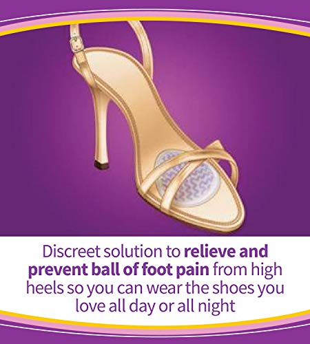 Dr. Scholl's Love Your Heels & Wedges Ball of Foot Cushions for Women, 1 Pair, Metatarsal Pads Women - All-Day Comfort for High Heels - Relieve & Prevent Shoe Discomfort, No Sliding Stopper Pads