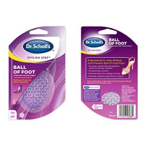 Dr. Scholl's Love Your Heels & Wedges Ball of Foot Cushions for Women, 1 Pair, Metatarsal Pads Women - All-Day Comfort for High Heels - Relieve & Prevent Shoe Discomfort, No Sliding Stopper Pads