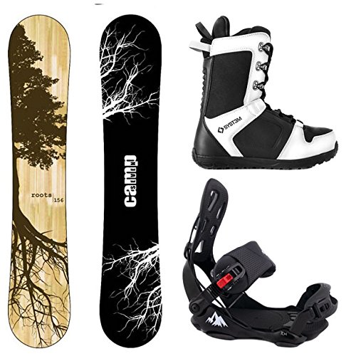 Package-Camp Seven Roots CRC Snowboard-159 cm-System LTX Binding Large-System APX Snowboard Boots 11