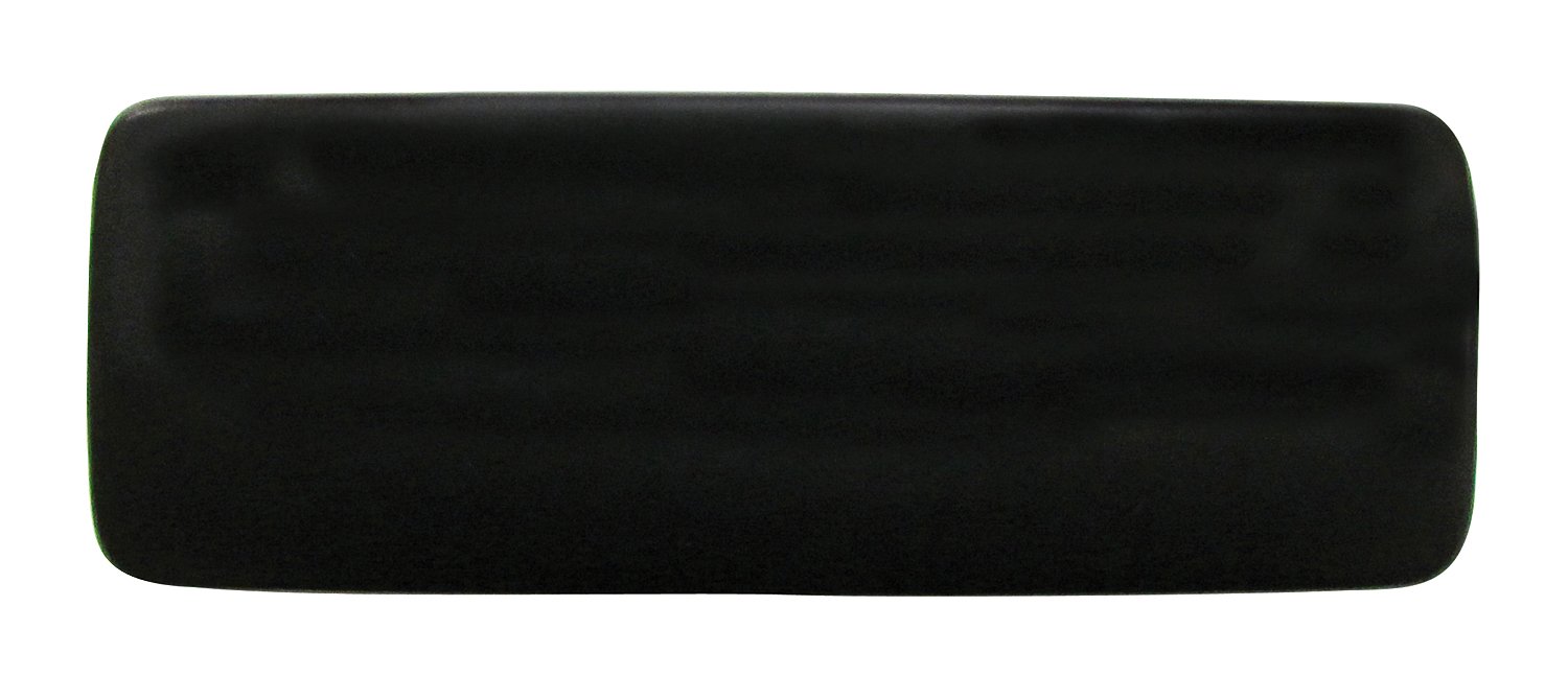 Extra Wide Glasses Case For Men, Large Eyeglass Case In Matte Black Faux Leather