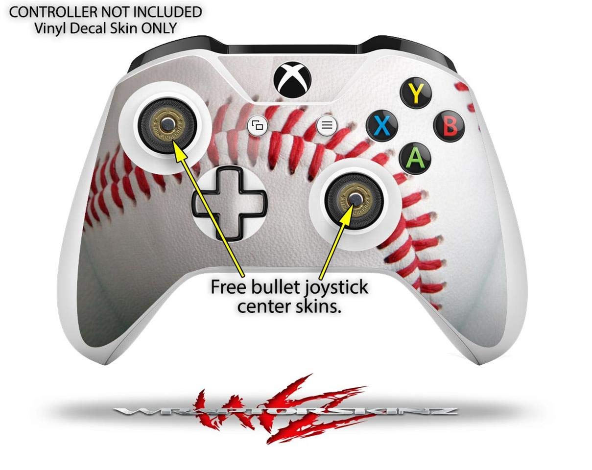 WraptorSkinz Decal Vinyl Skin Wrap Compatible with Xbox One S Console and Controllers - Baseball