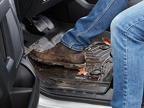 WeatherTech Custom Fit FloorLiners for Ford Edge, Edge ST - 1st & 2nd Row (44815-1-2), Black