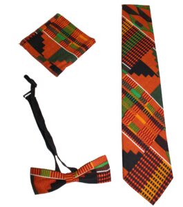 kente tie set - style 1 (tie a)