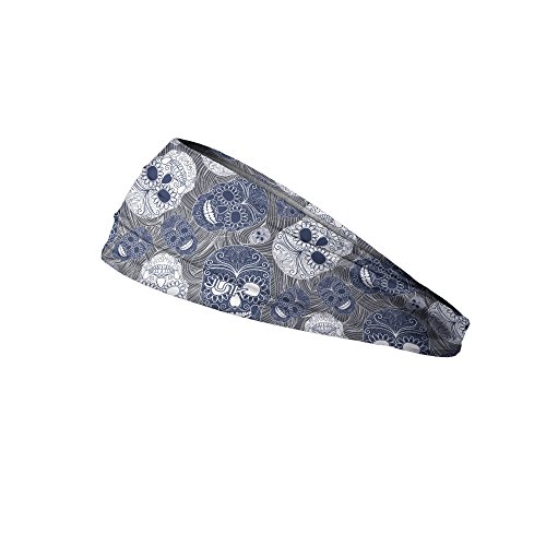 JUNK Brands Muertos Big Bang Lite Headband, Blue, One Size