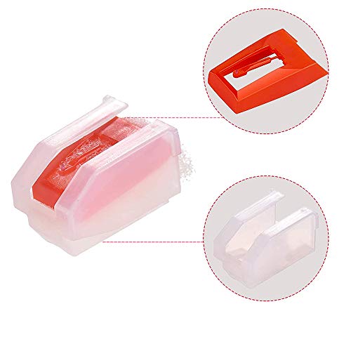 banpa Phonograph Record Player Stylus Needle for Crosley NP1 and NP6 - Pack of 2… (Red)