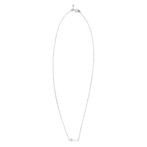 Silpada Sideways Cross Necklace for Women, White .925 Sterling Silver, Jewelry Gift Ideas, Simplex', 16"