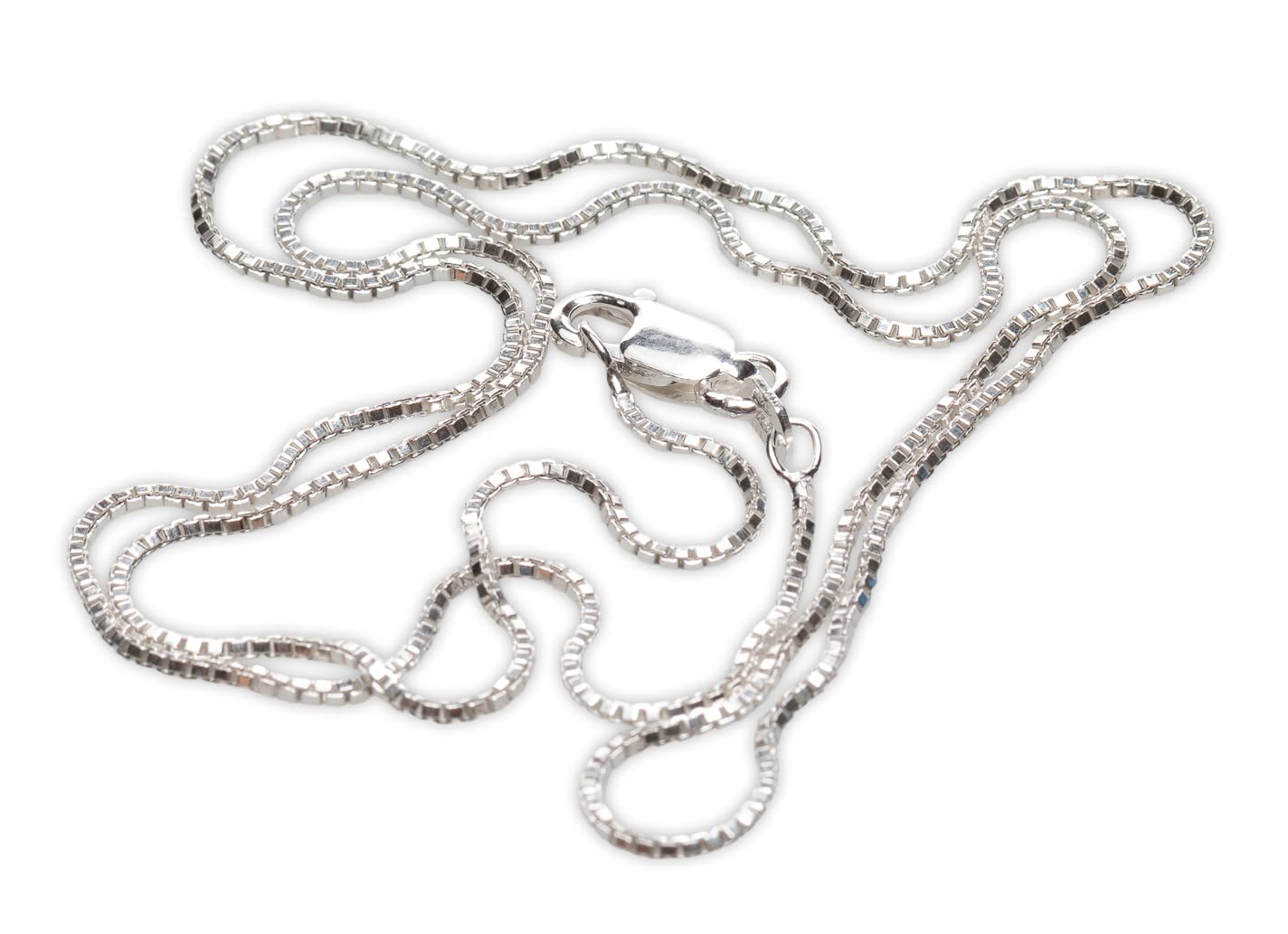 CRAFT WIRE 24 Inches 925 Sterling Silver 1.2mm Box Chain Necklace Made in ITALY