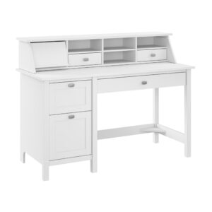 Bush Furniture Computer Desk, Pure White