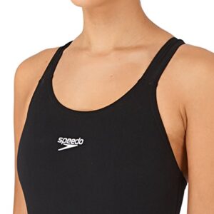 Speedo Boom Splice Muscleback Swimsuit - Womens - Black/red - 36 Inch