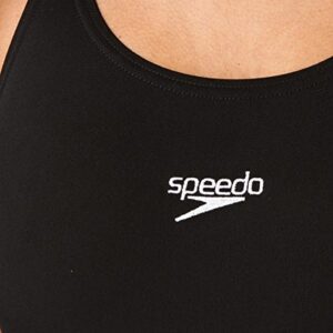 Speedo Boom Splice Muscleback Swimsuit - Womens - Black/red - 36 Inch