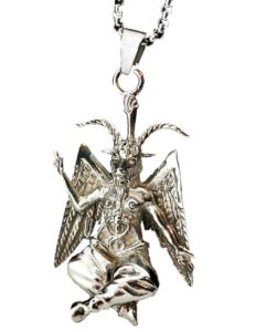 church of satan baphomet pendant necklace 316l stainless eliphas levi