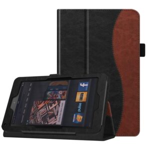 fintie folio case for kindle fire 1st generation - slim fit stand leather cover for amazon kindle fire 7" tablet (will only fit original kindle fire 1st gen - 2011 release, no rear camera),dual color