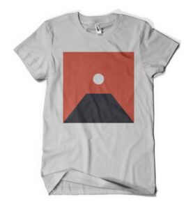 tycho epoch t-shirt (extra small, silver)