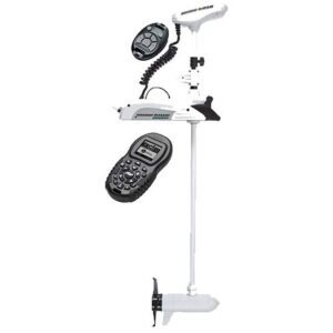 minn kota 1363732 riptide terrova saltwater electric-steer bow-mount trolling motor with digital maximizer & i-pilot gps, 112 lbs thrust, 60" shaft