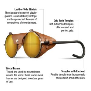 Julbo Vermont Classic Glacier Sunglasses - Spectron 3 - Brass/Brown