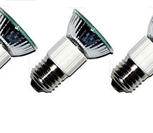 LSE Lighting Pack of 3, E27 50W Bulbs for Zephyr Milano Europa Hoods 75mm