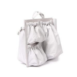 totesavvy mini - diaper bag organizer (soft grey, 9.5" x 9" x 5")