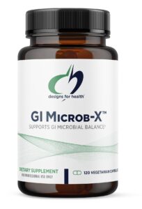 designs for health gi microb-x - botanical gut support, cleanse + detox supplement with tribulus, berberine + barberry extract - vegetarian + non-gmo (120 capsules)