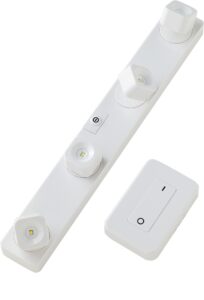 light it! by fulcrum, 30036-308 wireless remote controlled led fastrack set, white, single pack