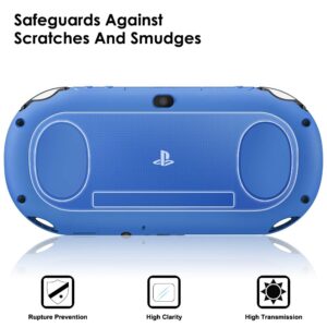 ProProtective Case for Sony Playstation Vita 2000 with Screen Protectors, AFUNTA Tempered Glass for Front Screen and PET Film for The Back, 1 Carrying EVA Case for PS Vita PSV Console