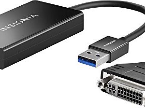 INSIGNIA - SuperSpeed USB 3.0 to HDMI External Video Adapter - Black - Model: NS-PU37H-BK