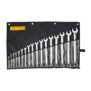 DEWALT Combination Wrench Set, SAE, 17-Piece (DWMT19234)