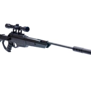 Barra Pellet Guns for Adults - Air Rifle for Hunting, Scope Included, Fires .177 Caliber Pellets, Break Barrel Spring Piston (Black TPR 1300 FPS)