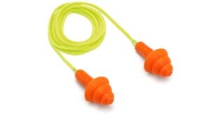 pyramex safety rp3001 corded reusable earplug - nrr24db - 50 pair/box, orange, one size