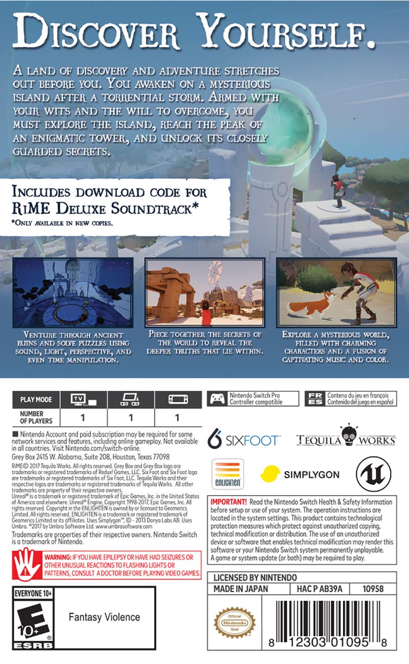 RiME - Nintendo Switch Standard Edition