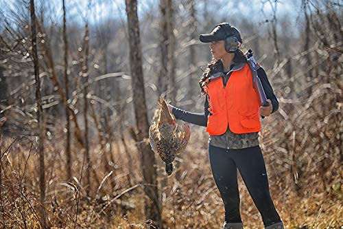 Walker's Razor Slim Folding Electronic Ear Protection with Sound Activated 23dB Noise Reduction and Sound Amplification, Tan Patriot