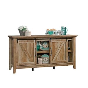 Sauder Dakota Pass Credenza, For TV's up to 70", Craftsman Oak finish