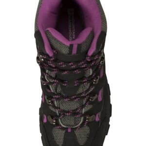 Mountain Warehouse Adventurer Womens Waterproof Hiking Boots Black Womens Shoe Size 6 US