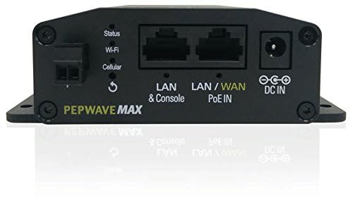 Peplink MAX BR1 Mini LTE (CAT-4) | Home Businesses and Outdoor Activities 4G LTE Router | Reliable Hotspot | Redundant SIM Slot | Embedded LTE Modem | MAX-BR1-MINI-LTE-US-T