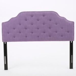 christopher knight home silas headboard - fully upholstered, queen / full, light purple