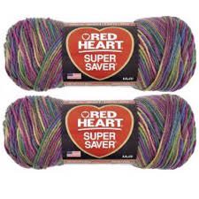 bulk buy: red heart super saver e300 (2-pack) (artist print)