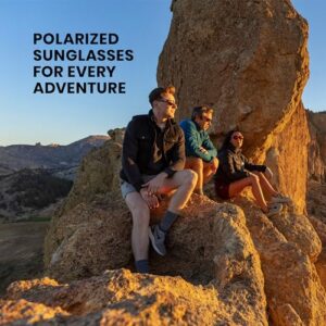 Suncloud Voucher Polarized Sunglasses – 100% UV Protection – Comfortable Fit, Trendy Design – for Men & Women – Matte Tortoise + Polarized Brown Lenses