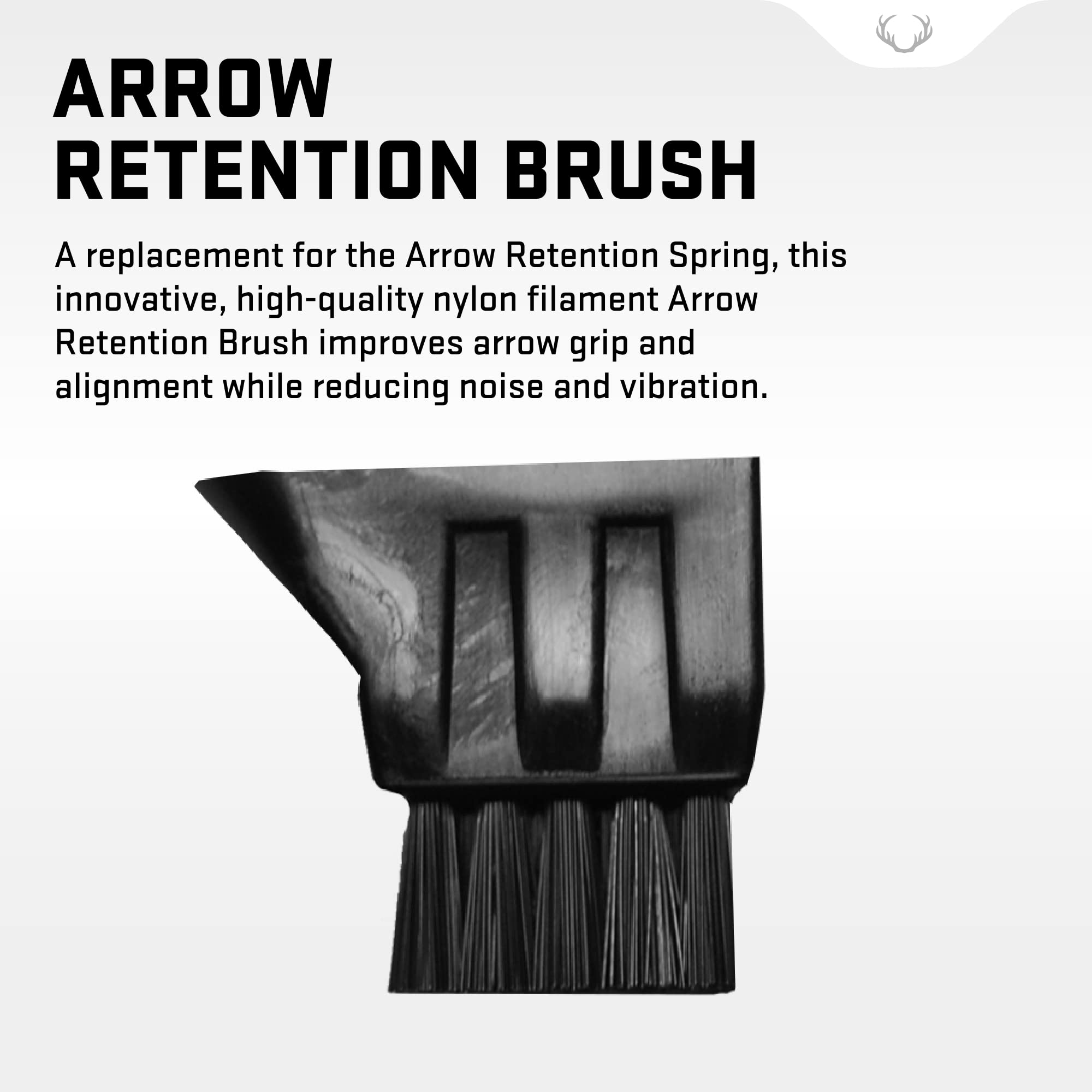 TenPoint Arrow Retention Brush - Improves Arrow Grip & Alignment, Reduces Noise & Vibration - High-Quality Nylon Filament