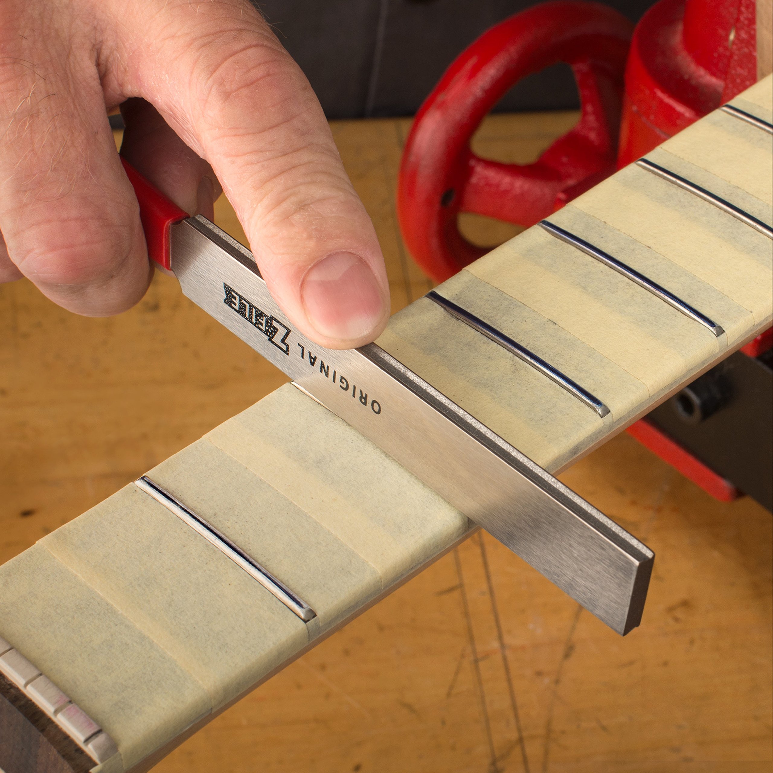 StewMac Z-File Guitar Fret Crowning File, Centered Z-File - Fast Cutting 300-grit Diamond Abrasive